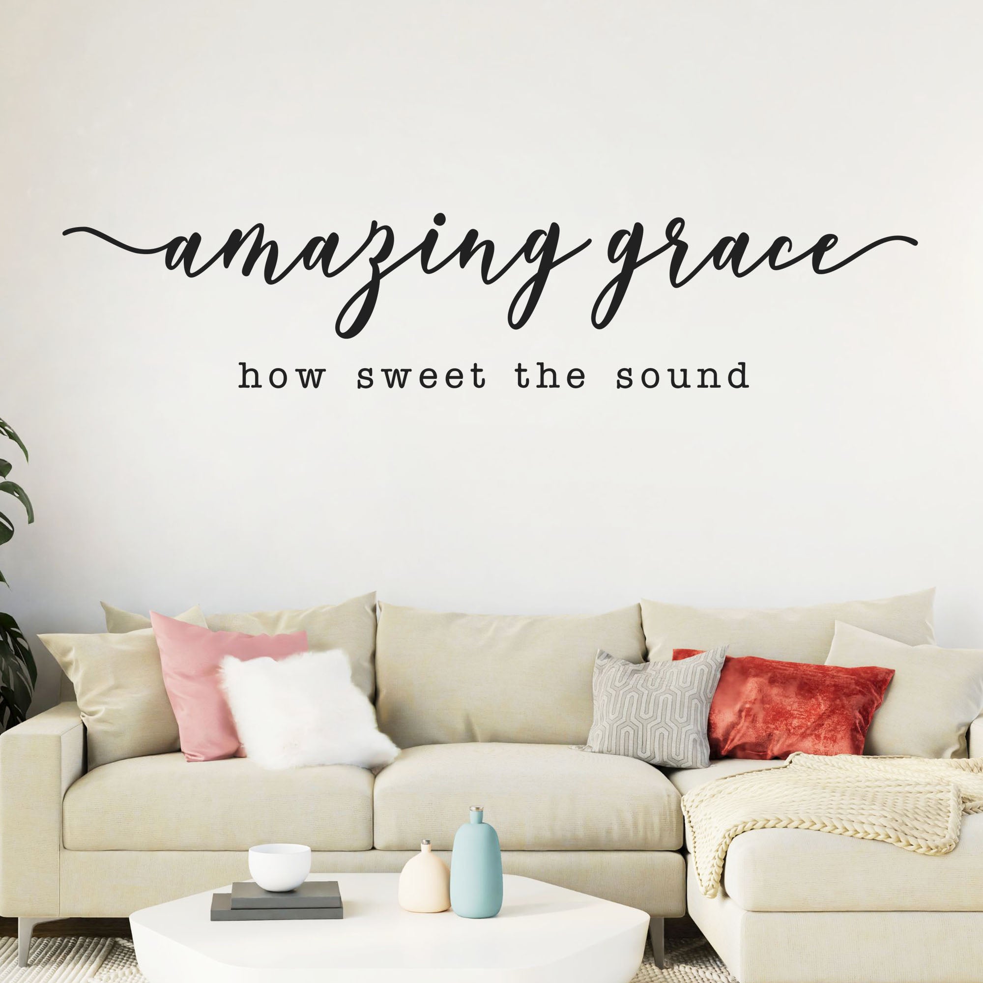 Amazing Grace Wall Decal – Faith Spree